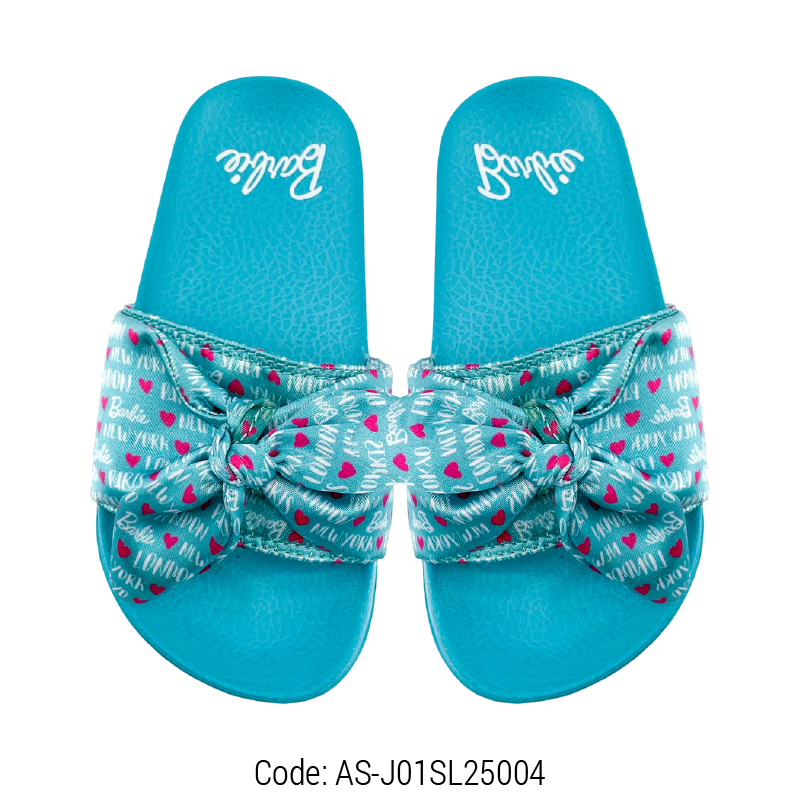 Custom Girl Barbie Style Slides PVC Outsole PU Upper Unisex Slippers ...